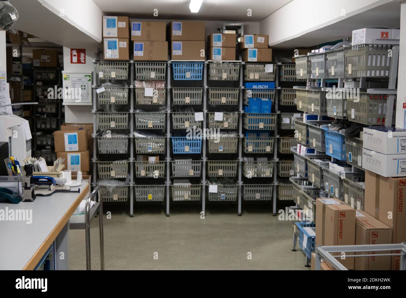 in the materials management warehouse of the purchasing department of a ...