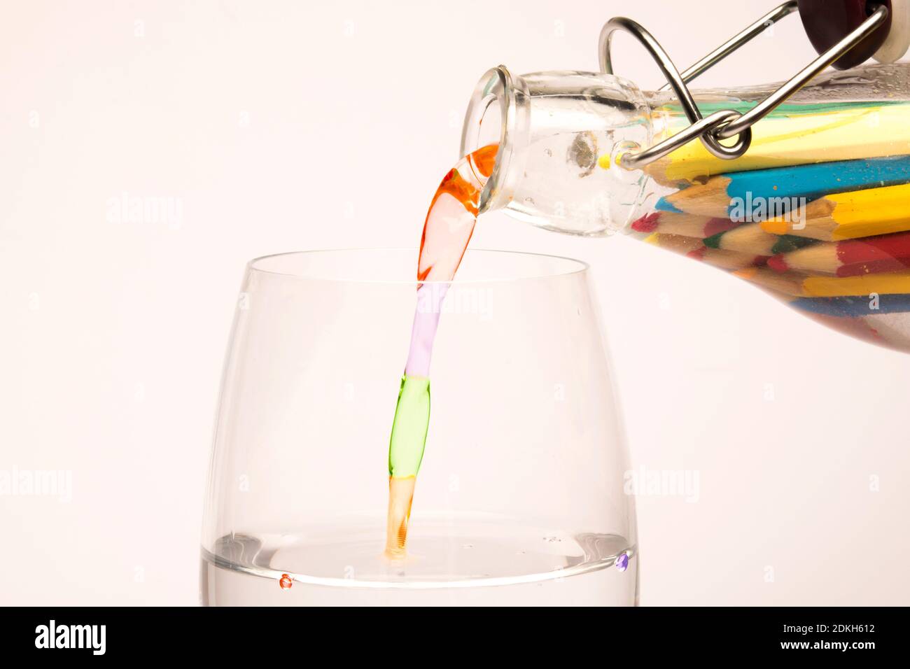 Pictures of colour using crayons Stock Photo - Alamy