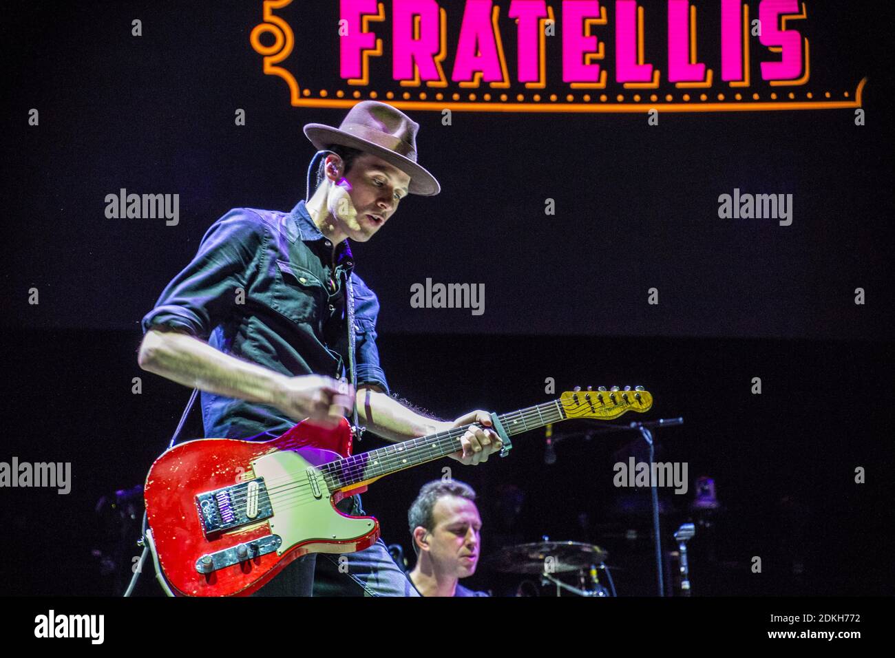 the fratellis live at manchester arena uk, december 2018 Stock Photo ...