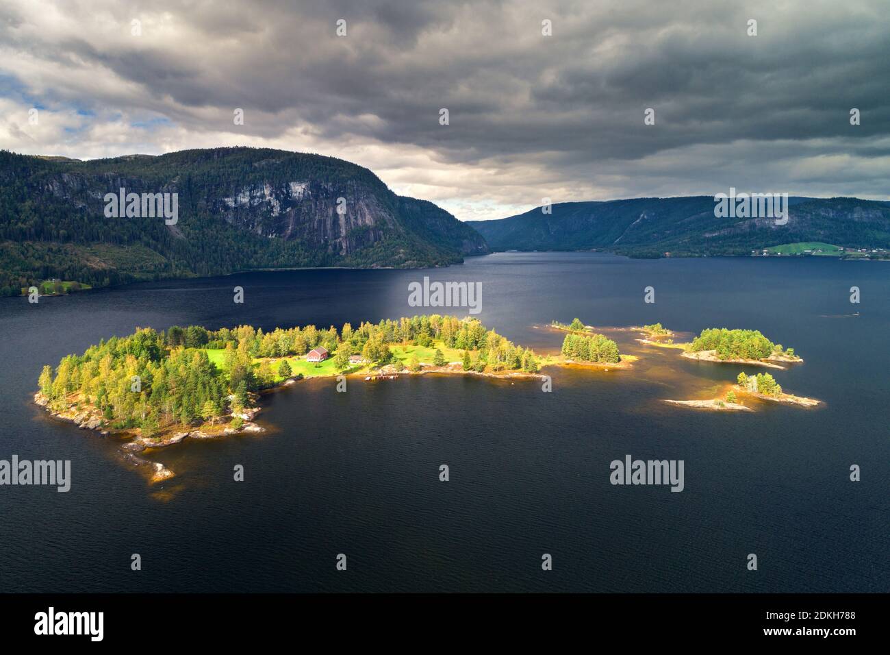 Norway fjords drone hi-res stock photography and images - Alamy