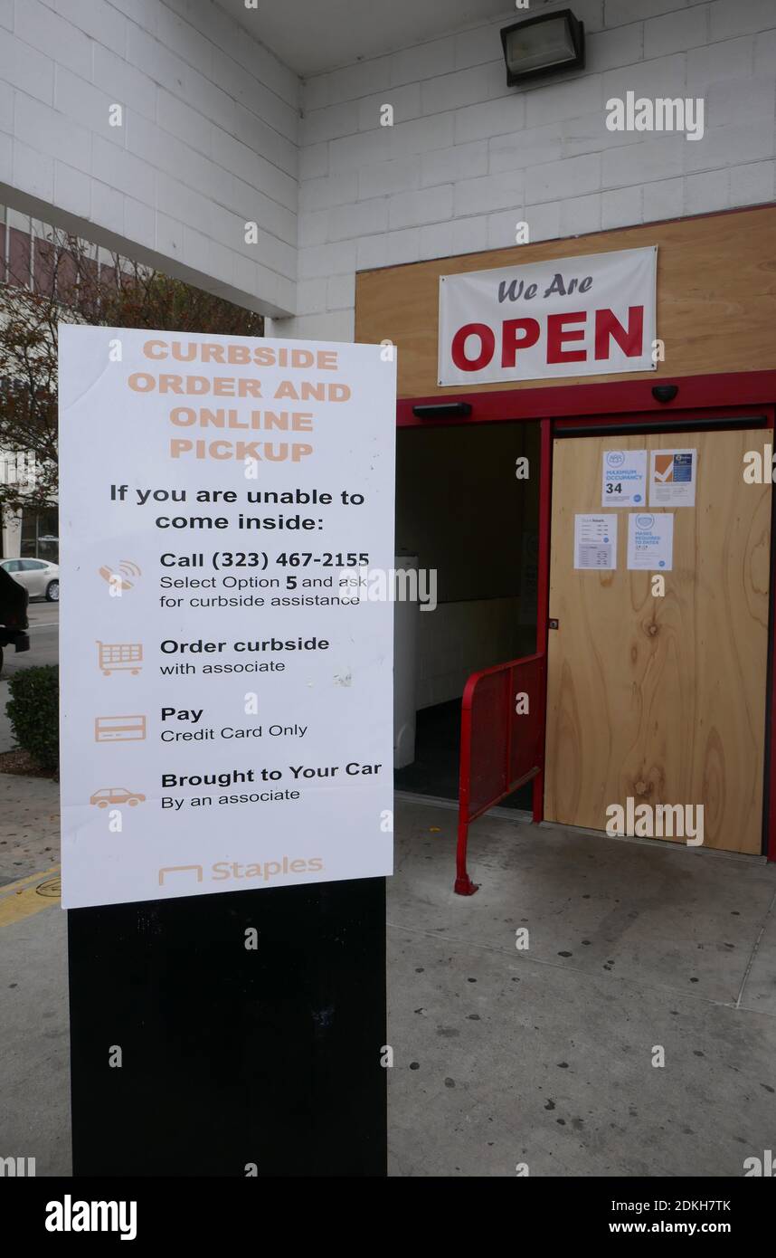Los Angeles, California, USA 7th December 2020 A general view of ...