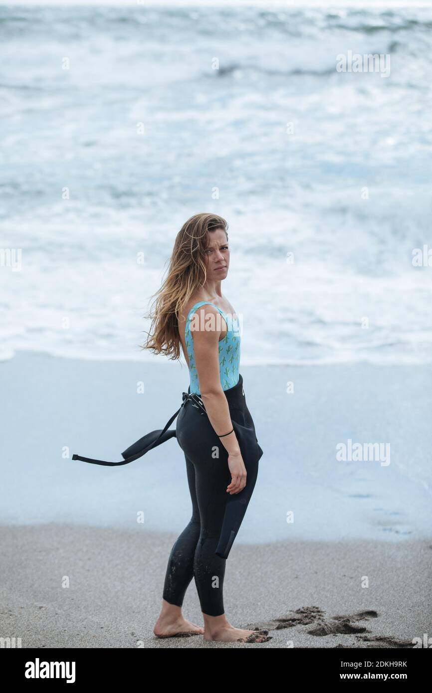 Dog taking by surf hi-res stock photography and images - Alamy