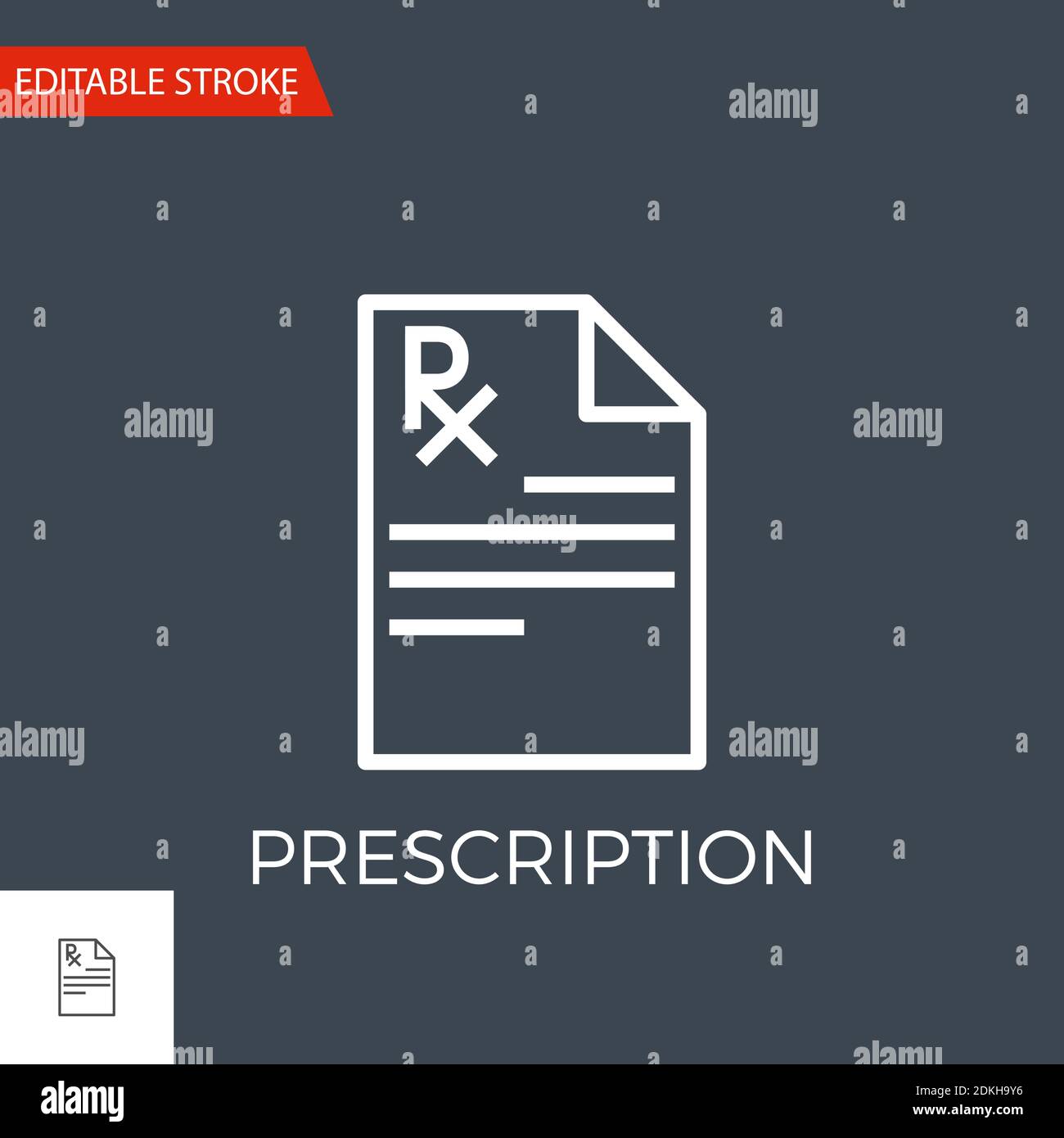 Health care concept prescription Stock Vector Images - Alamy
