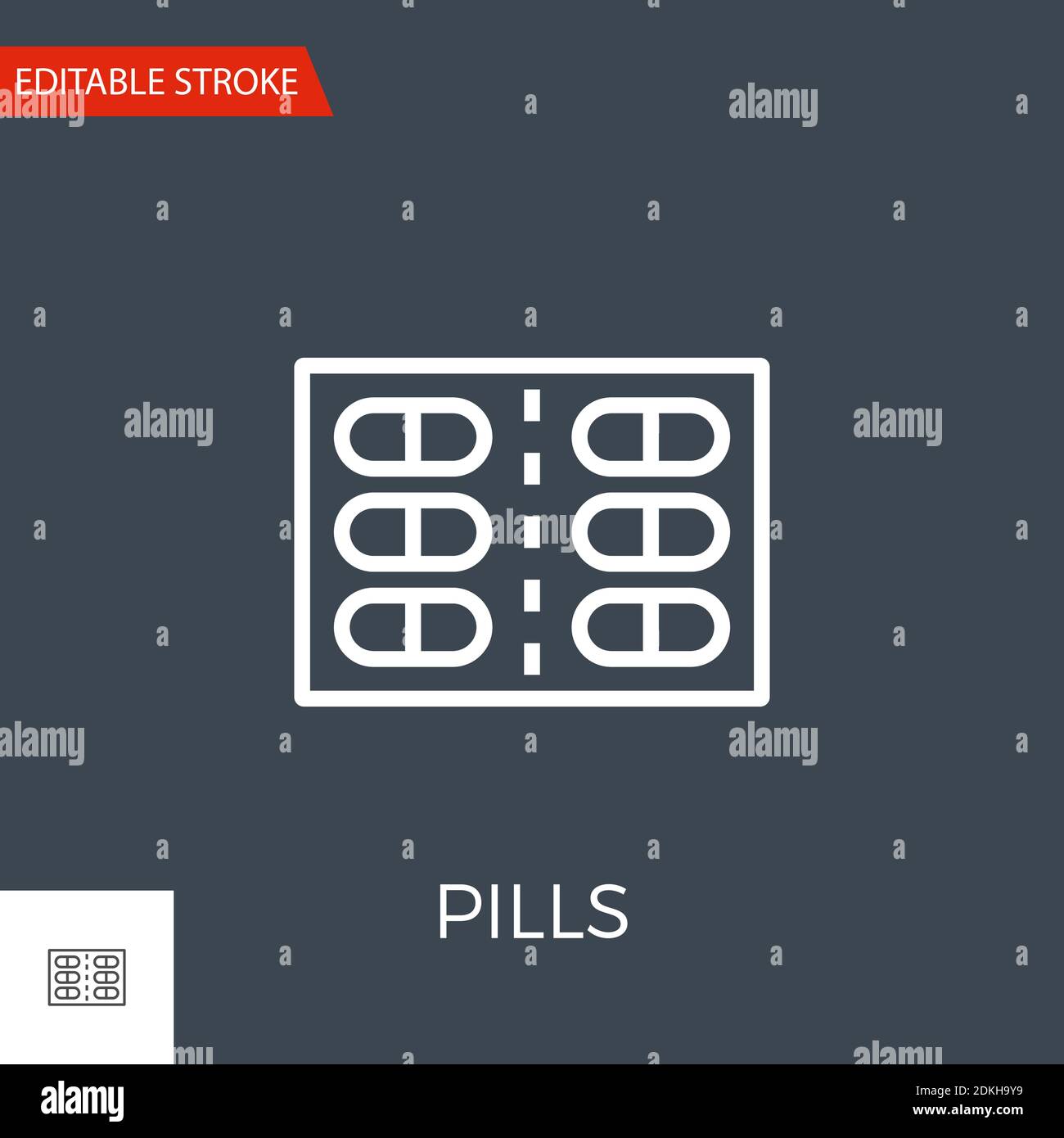 Pills Vector Icon Stock Vector Image & Art - Alamy