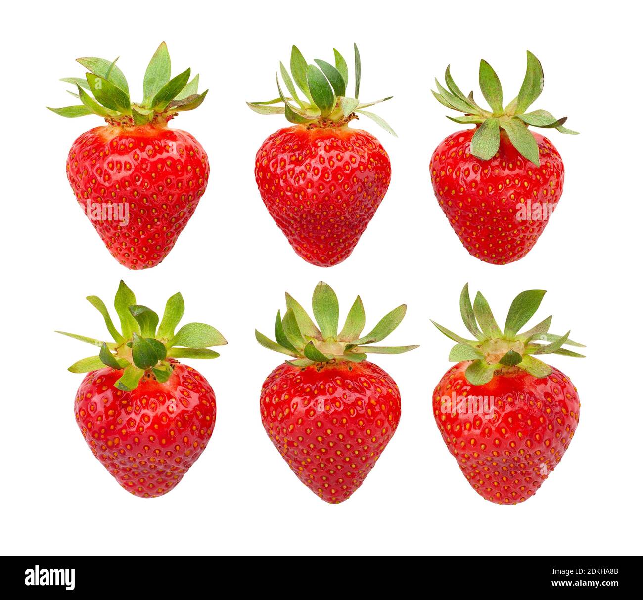 strawberry path isolated on white Stock Photo - Alamy