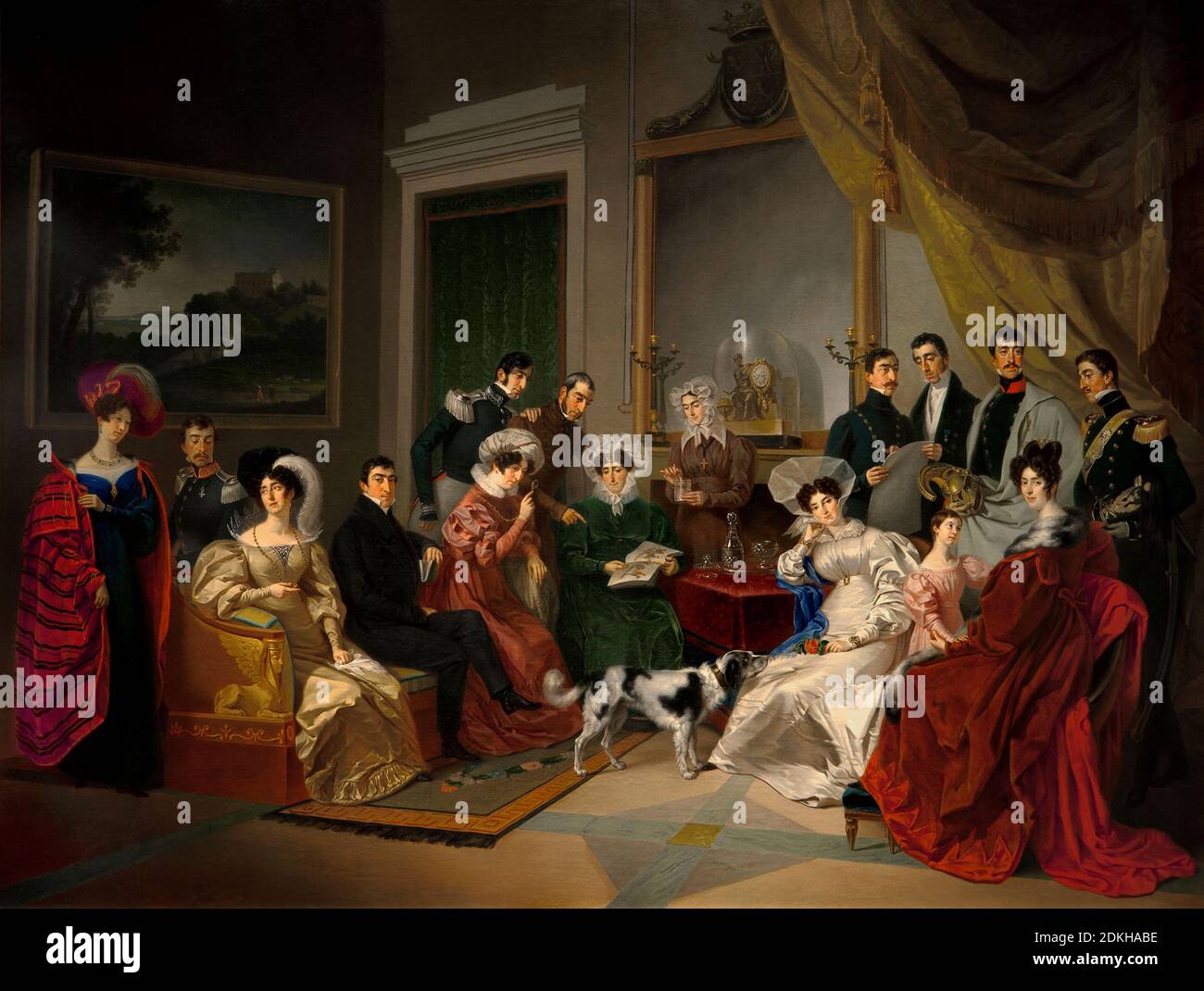 Biedermeier painting hi-res stock photography and images - Alamy