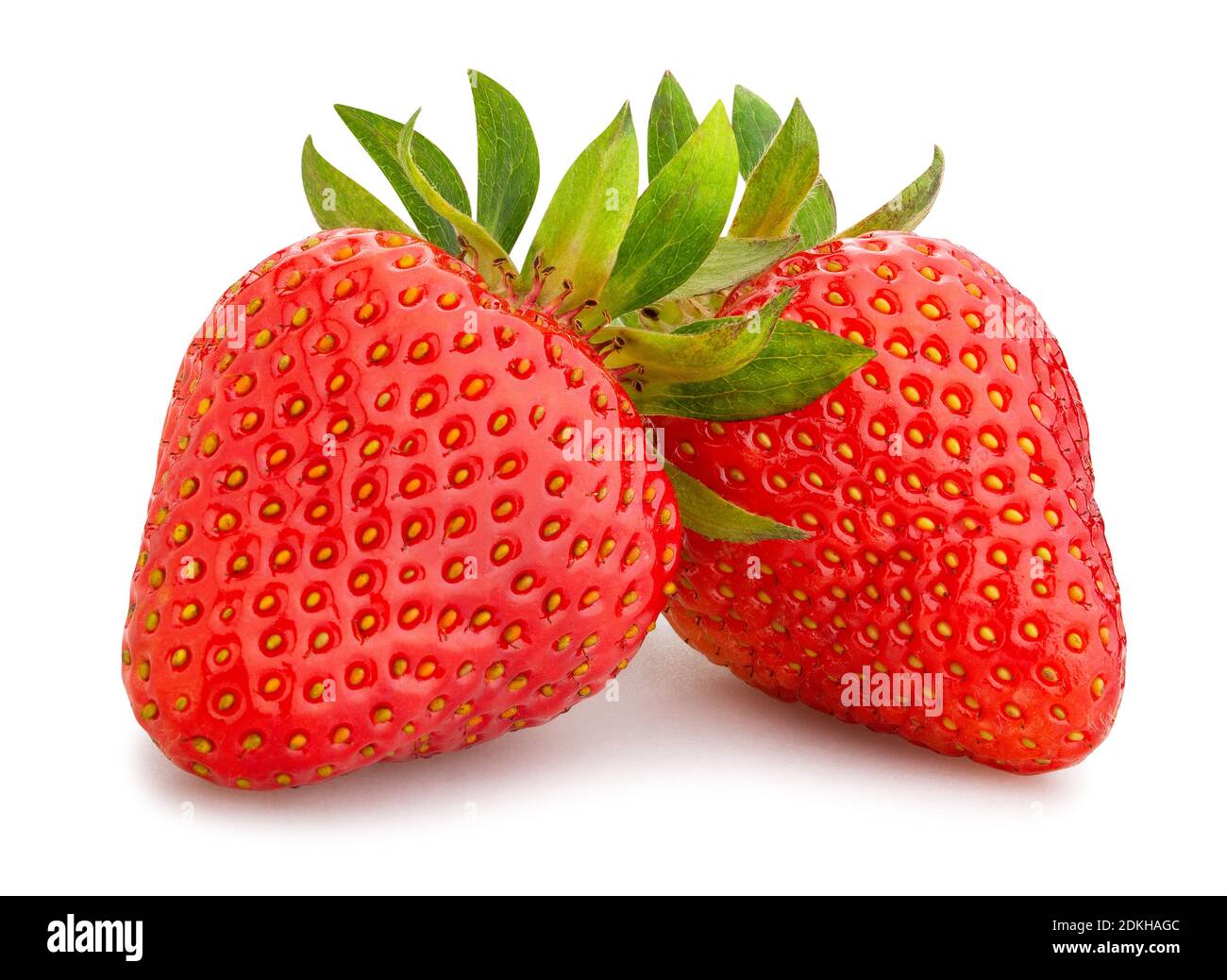 strawberry path isolated on white Stock Photo - Alamy