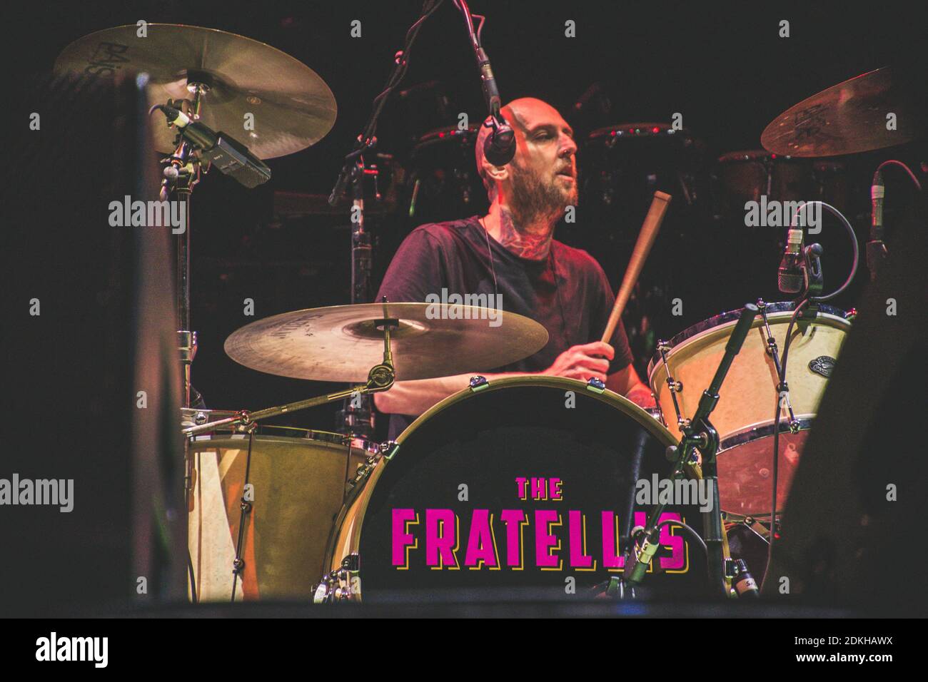 the fratellis live at manchester arena uk, december 2018 Stock Photo ...