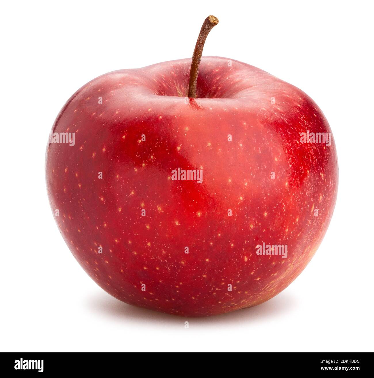 red apple path isolated on white Stock Photo - Alamy