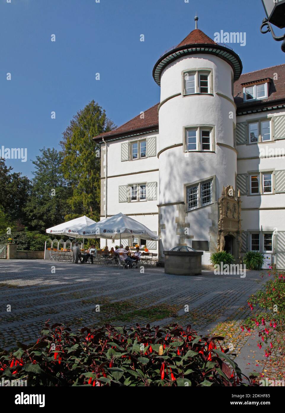 Moated castle, built in 1601 by Eberhard von Gemmingen, Bad Rappenau ...