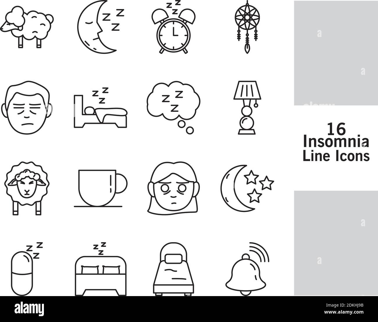 Insomnia mental disorder psychiatric Cut Out Stock Images & Pictures ...