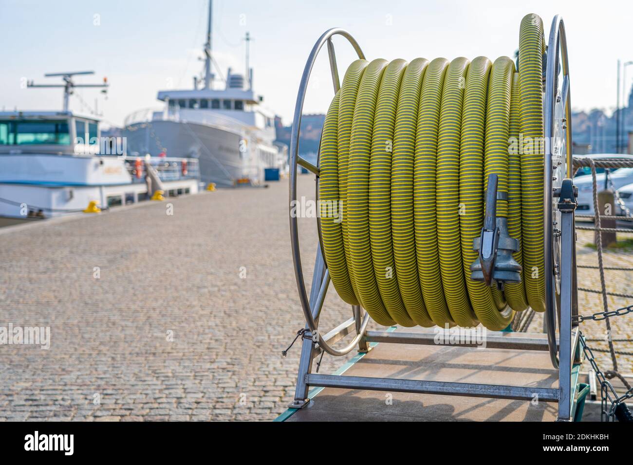 Boat filling station hi-res stock photography and images - Alamy