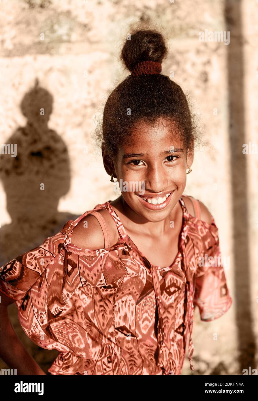 Pretty young smiling cuban girl hi-res stock photography and images - Alamy