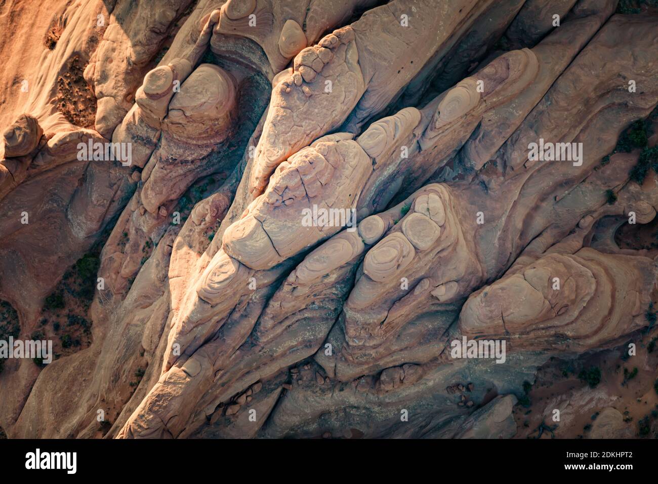 Rock structures of the arches in the Arches National Park, Moab ...