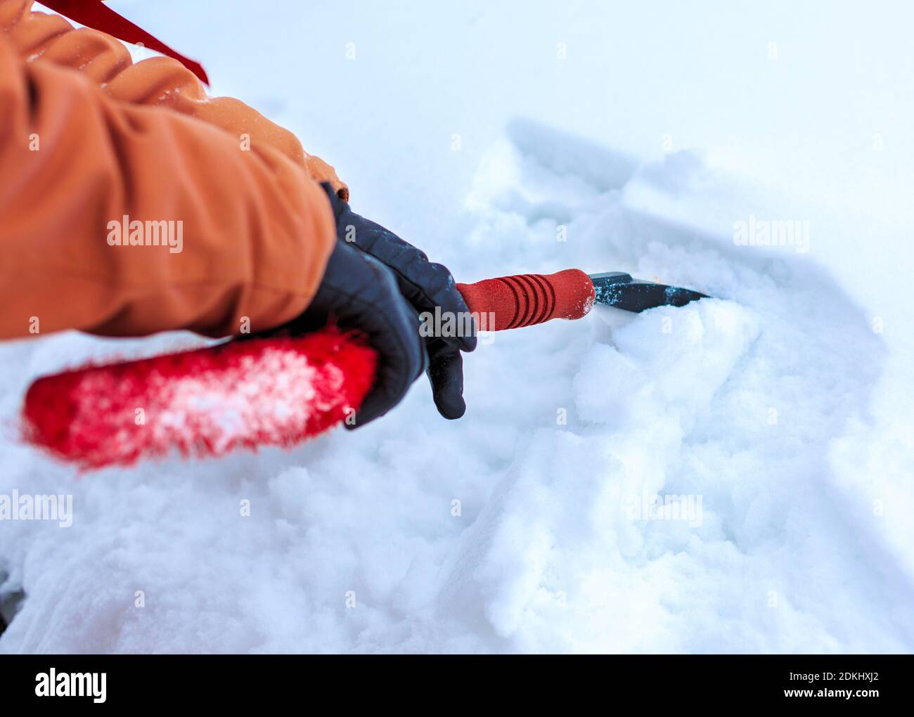 Person Wiping Snow From Car High Resolution Stock Photography and ...
