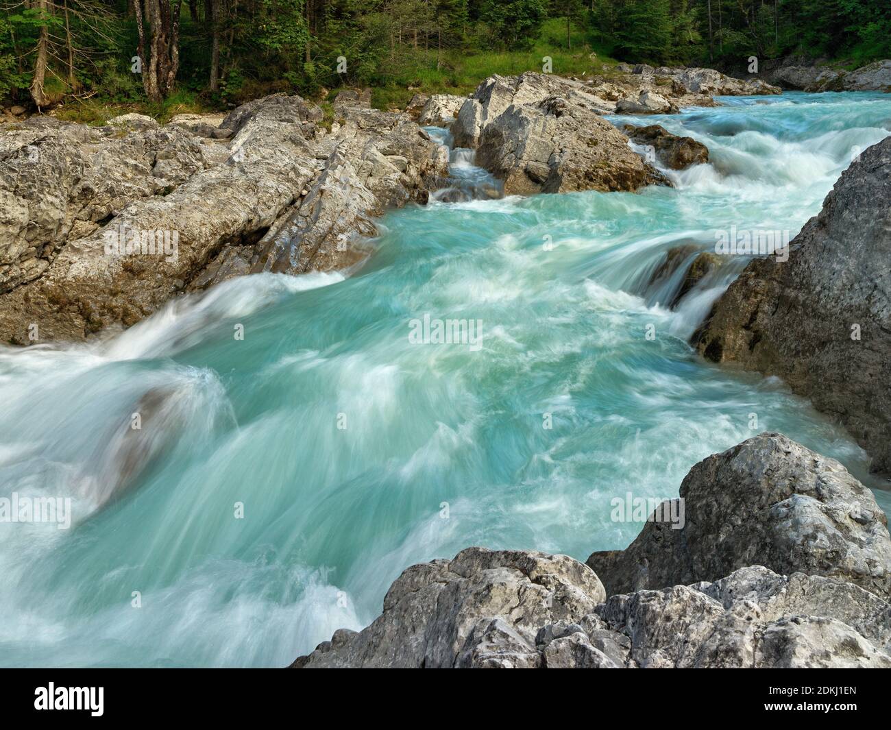 Stream, river, diligent waters, current, alpine river, alpine river ...