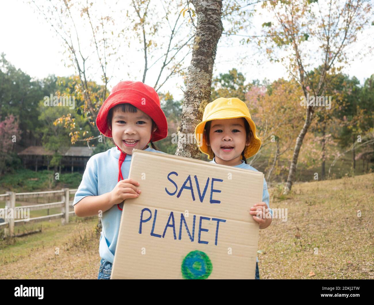 Save our planet protest child hi-res stock photography and images - Alamy