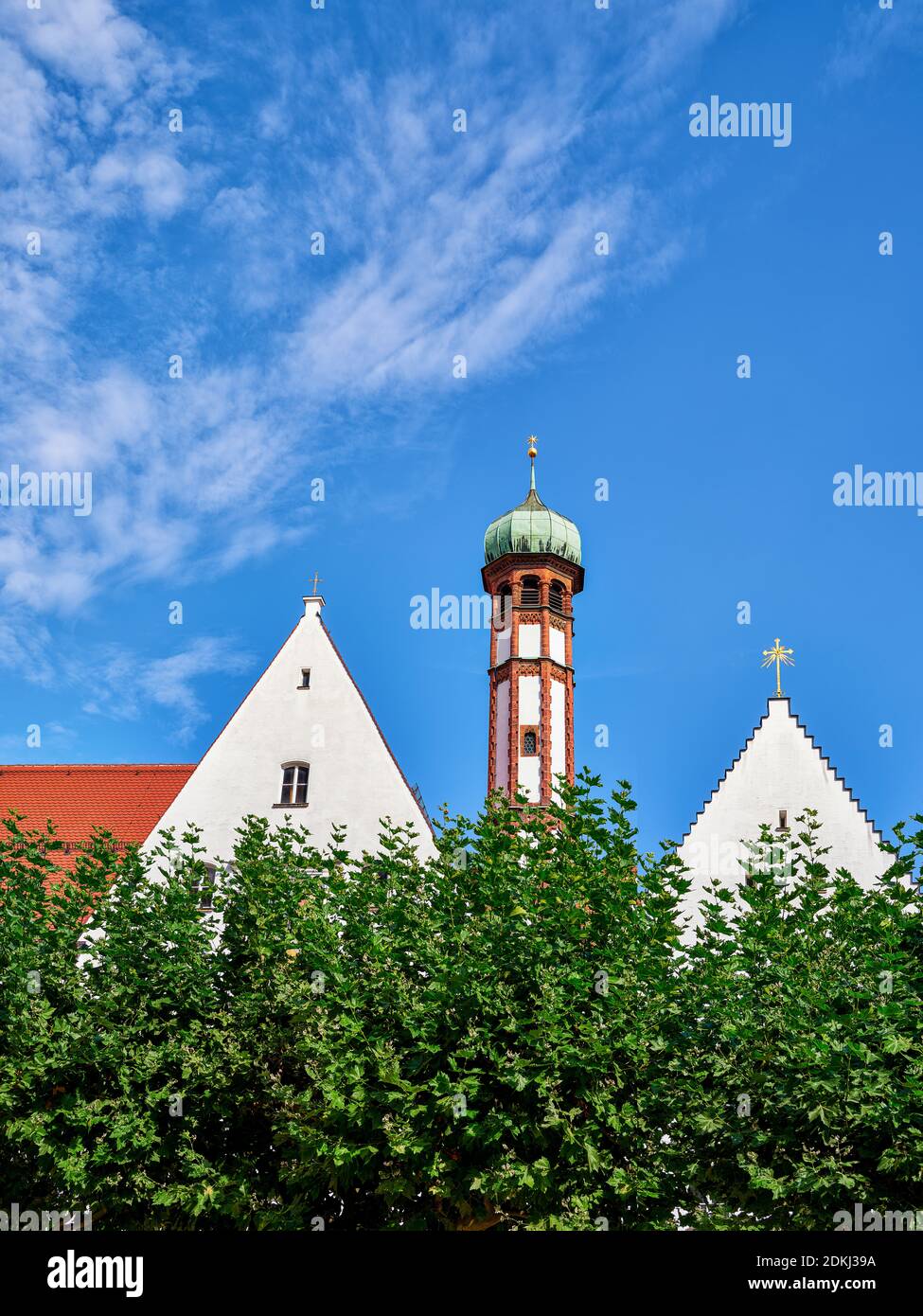historical building, monastery, monastery building, plane trees, tower ...