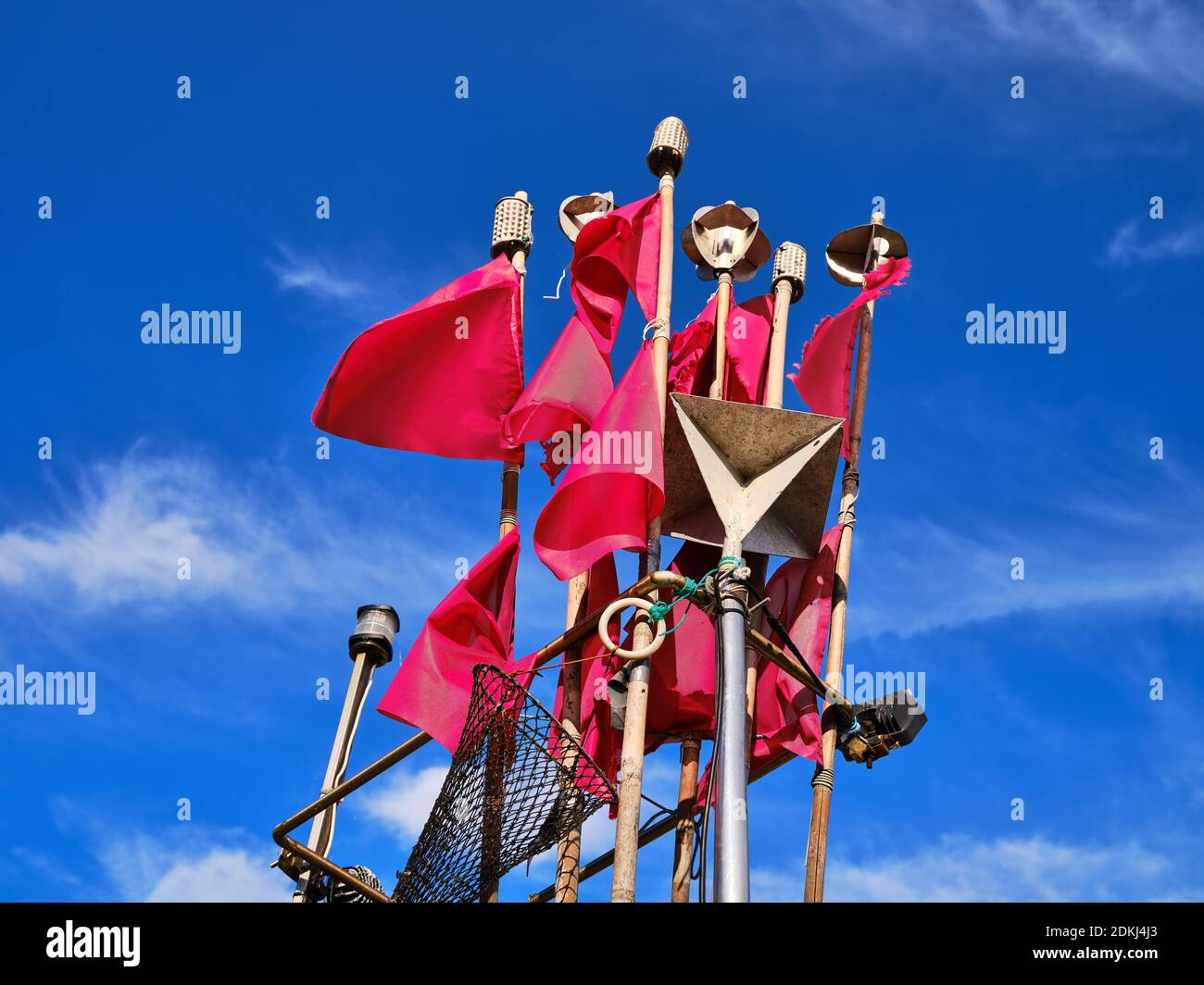 Fishing village, harbor, fishing, nets, fish traps Stock Photo - Alamy