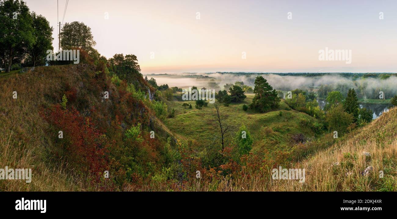 Flowing water, river, river valley, floodplain, alluvial forest, rocks ...