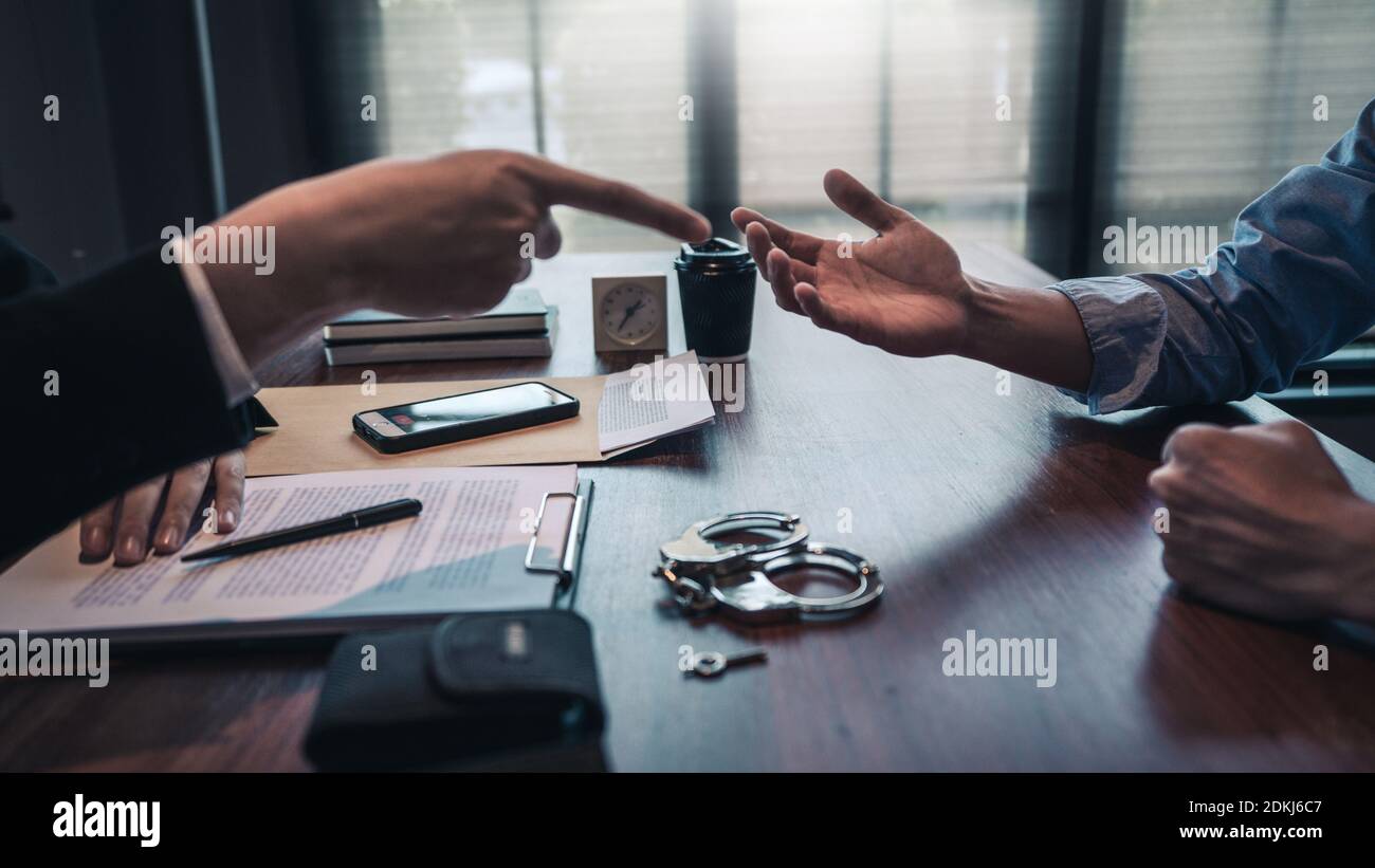Police interrogation interview room hi-res stock photography and images ...