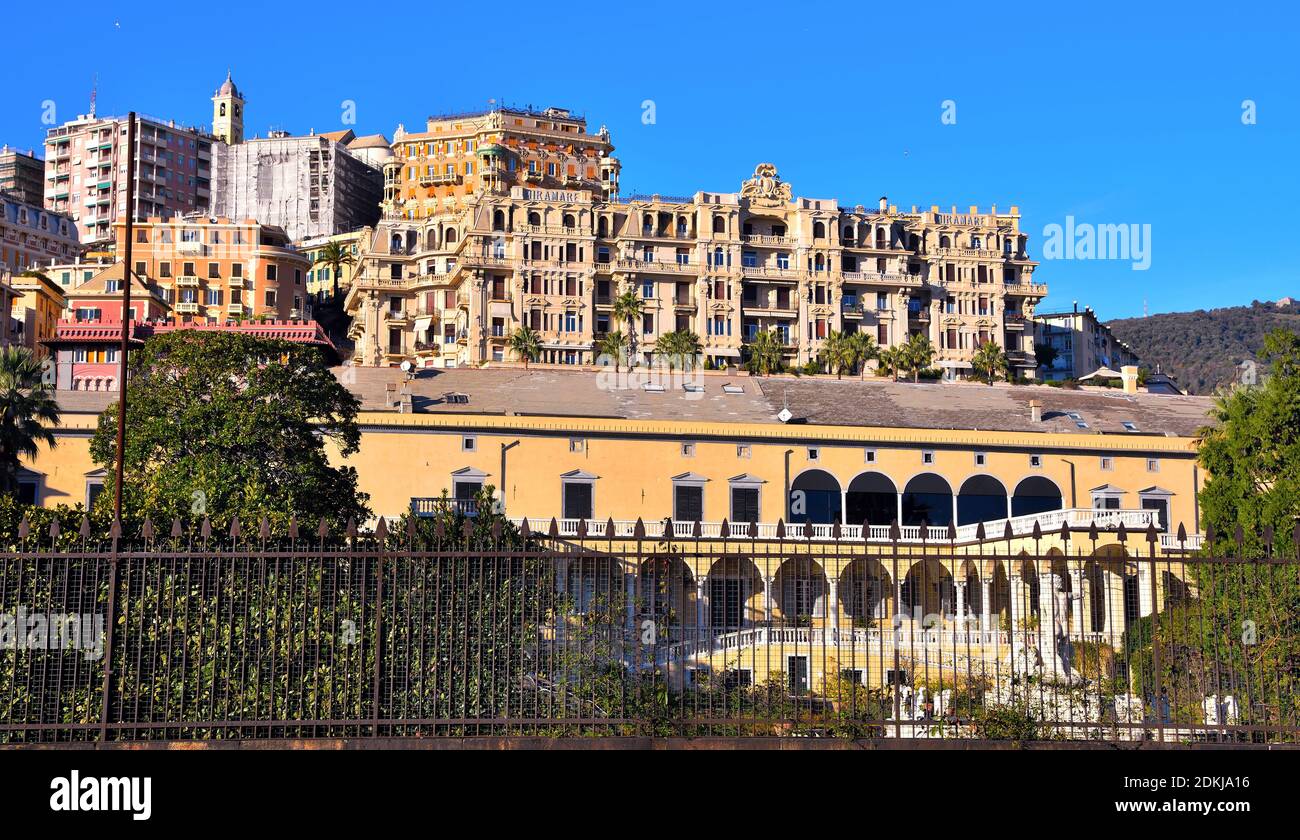hotel miramare and the park and villa del principe and andrea doria's ...