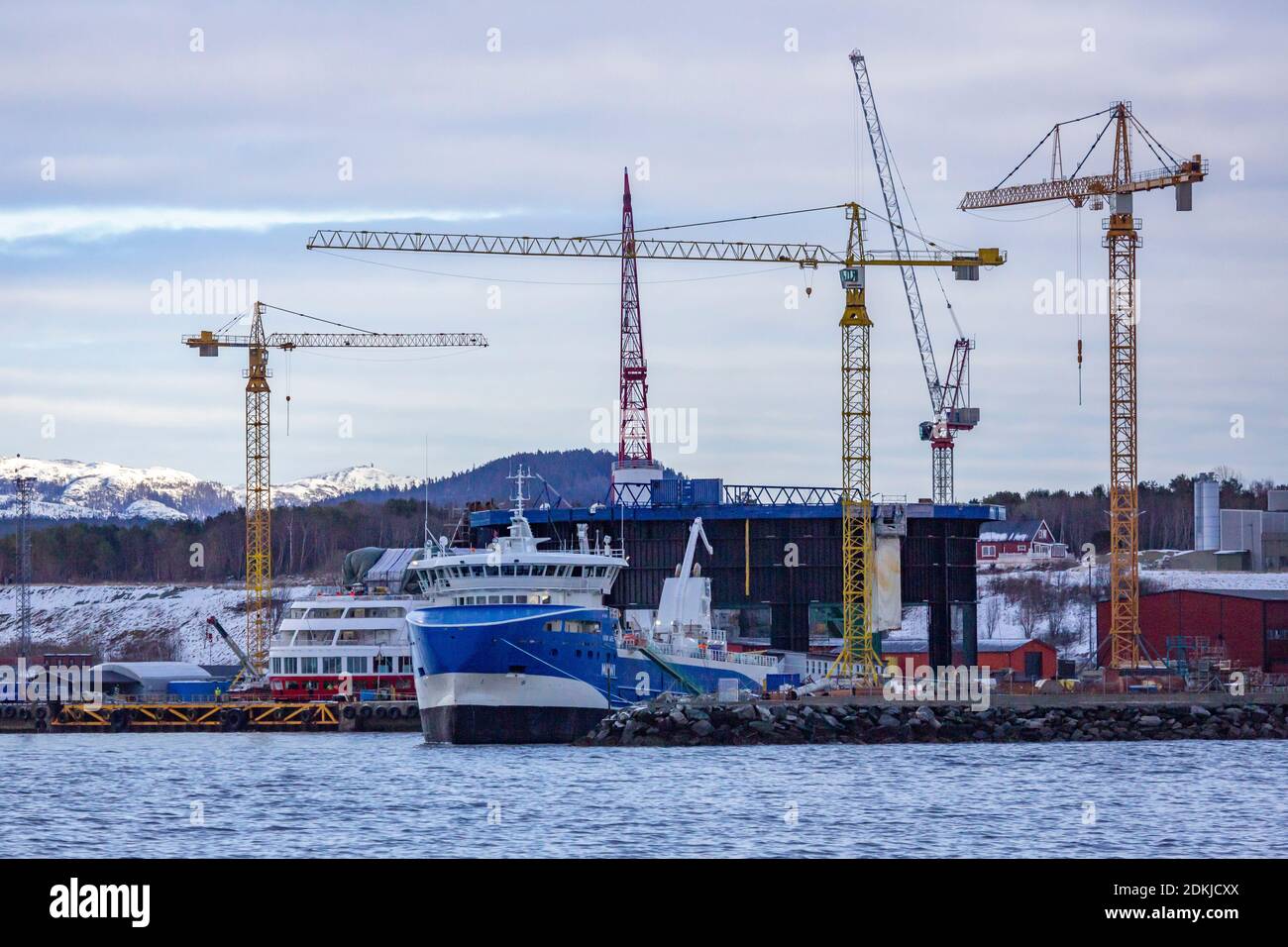 Fosen Yard, Trondheimsfjord, Norway Stock Photo - Alamy