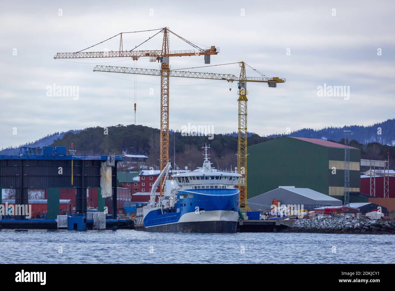 Fosen Yard, Trondheimsfjord, Norway Stock Photo - Alamy