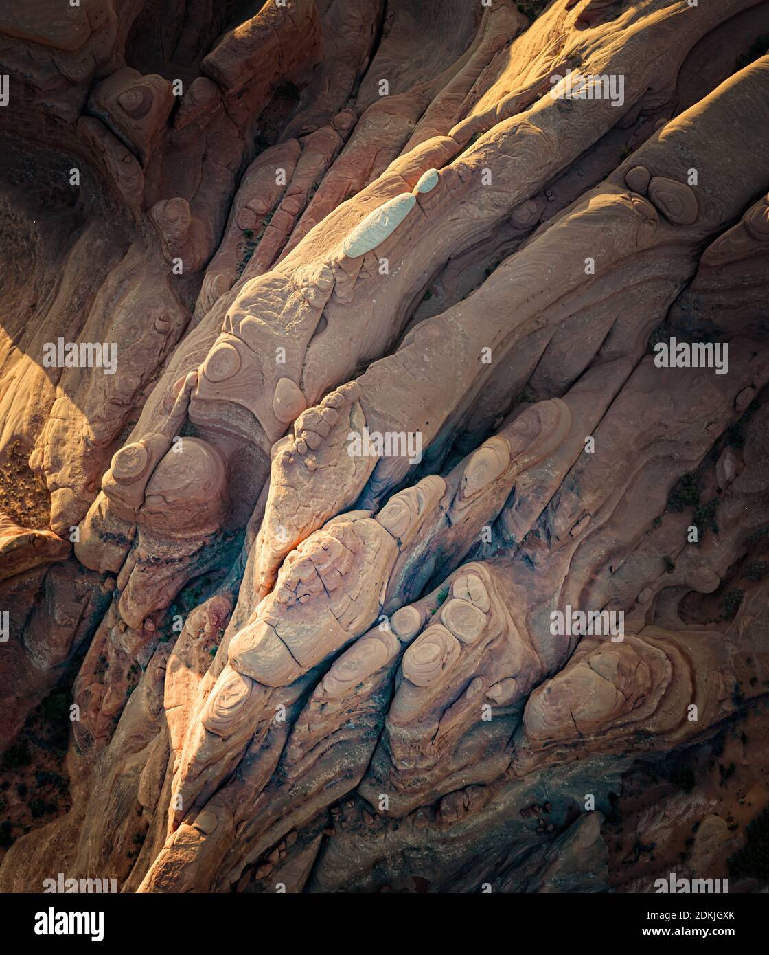 Rock structures of the arches in the Arches National Park, Moab ...