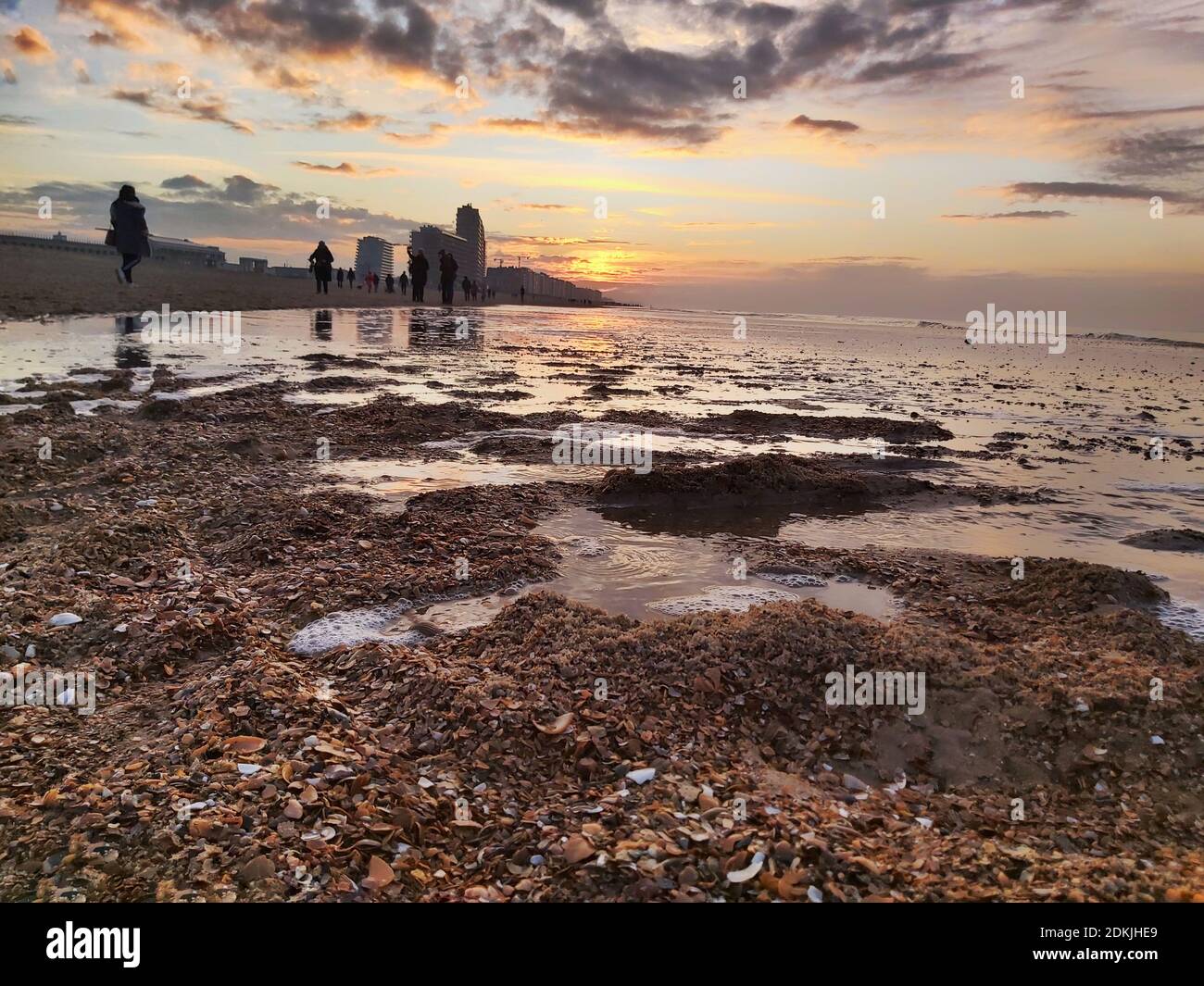 Seaside photos from the city of ostend on the belgian hi-res stock ...