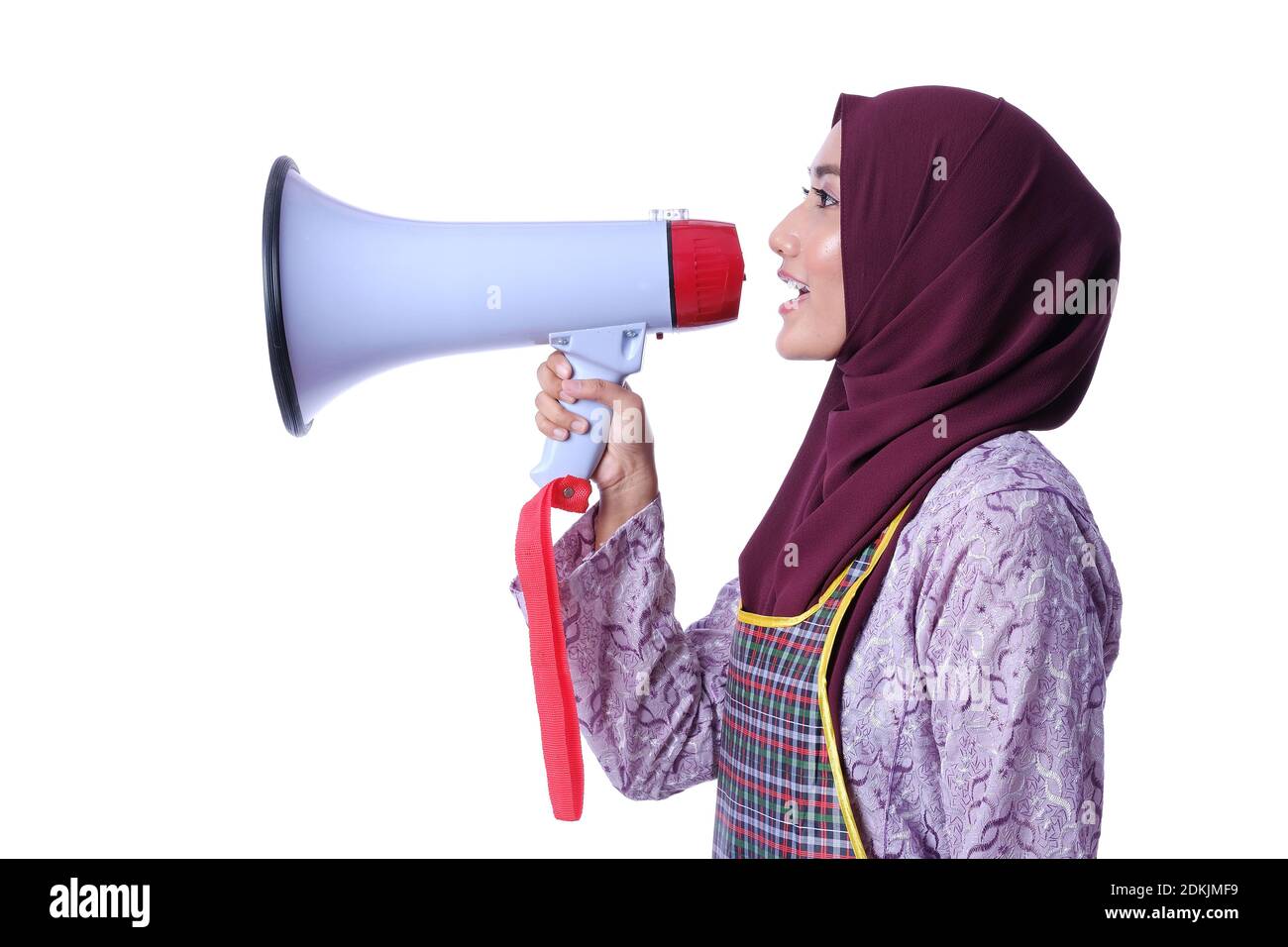 Woman Making Announcement High Resolution Stock Photography and Images ...