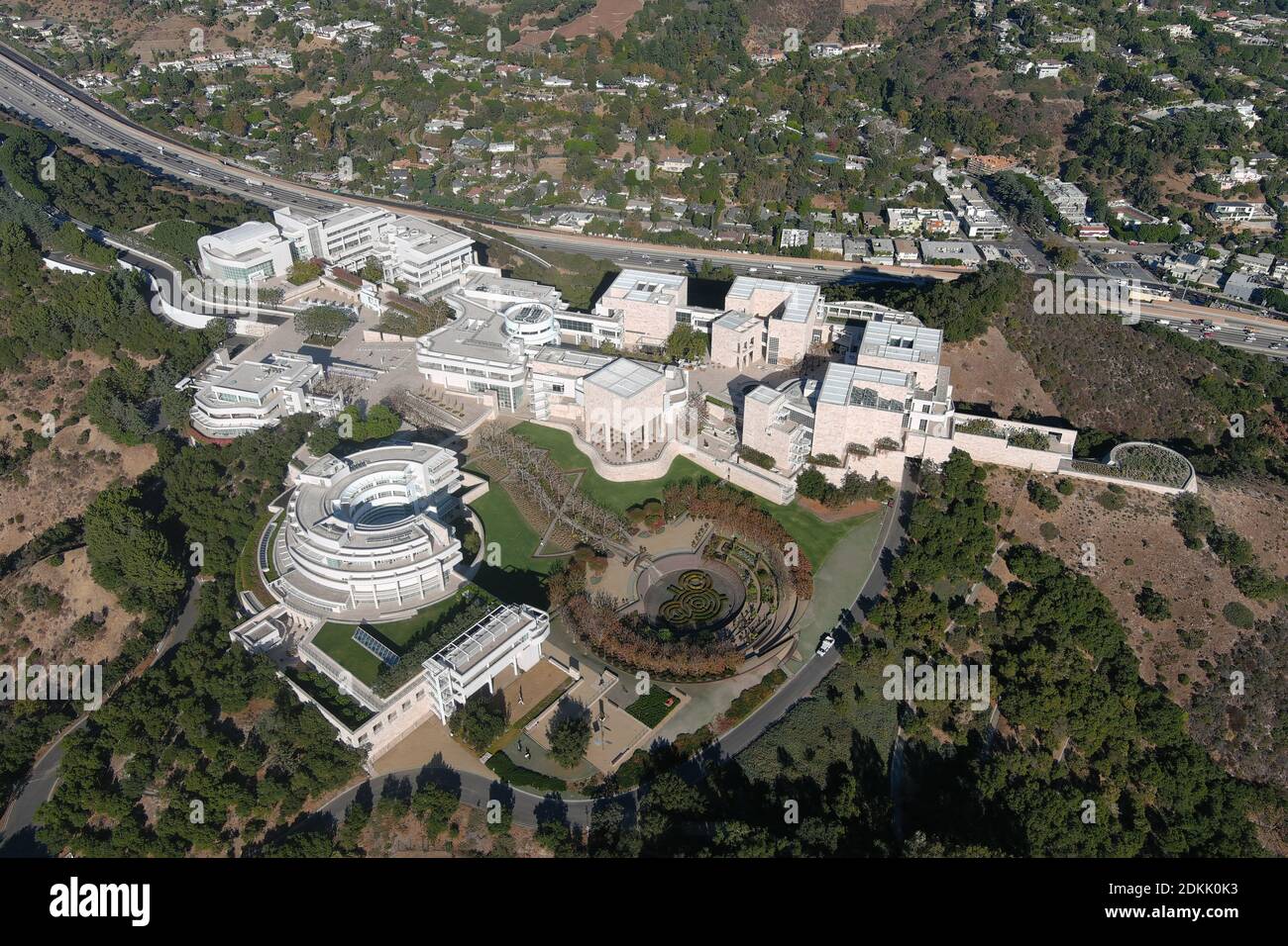 An aerial view of the Getty Center, Tuesday, Dec. 15, 2020, in Los ...