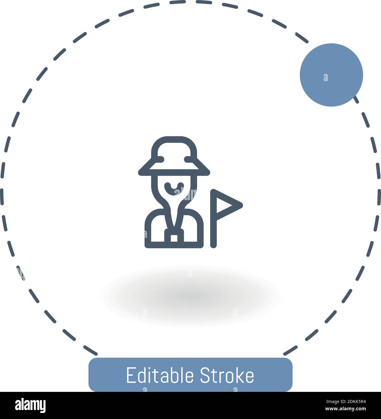 guide vector icon editable stroke outline icons for web and mobile ...