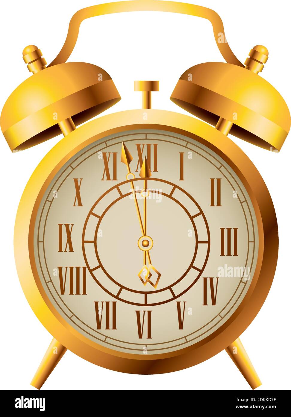 Golden alarm clock hi-res stock photography and images - Alamy
