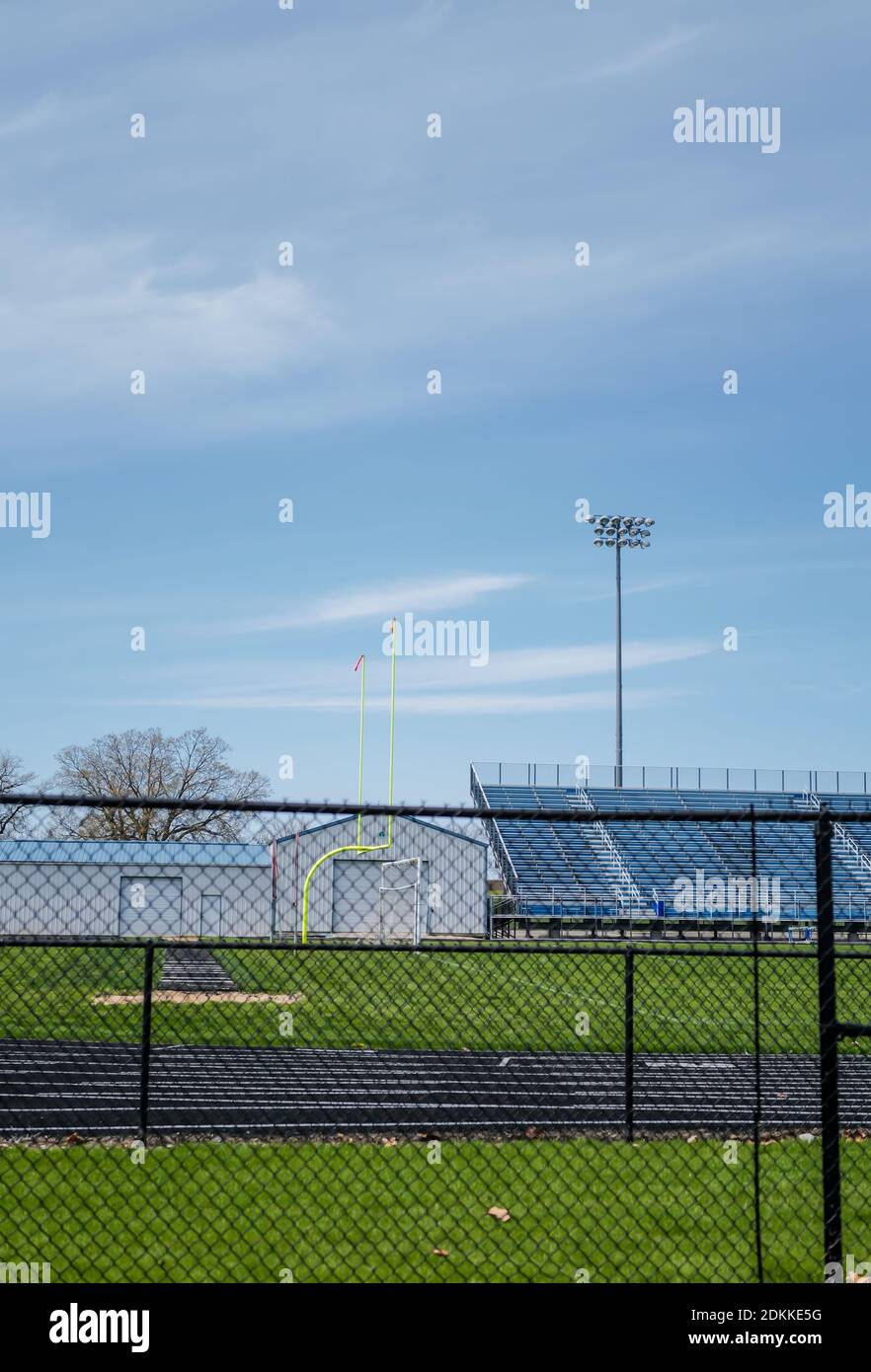 Closed school locked gate hi-res stock photography and images - Alamy