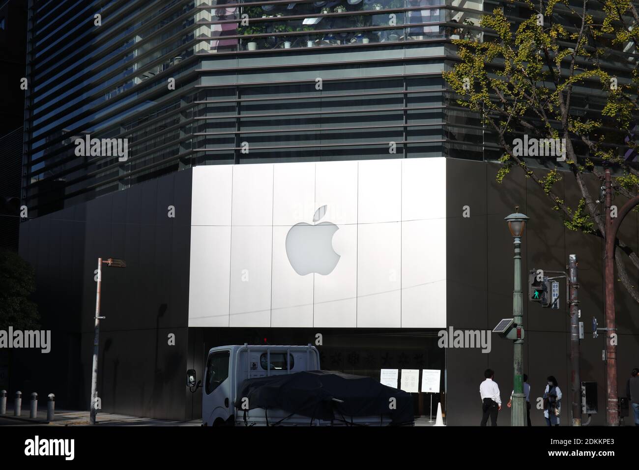 A general view of Apple Store Shinsaibashi on November 26, 2020, in ...