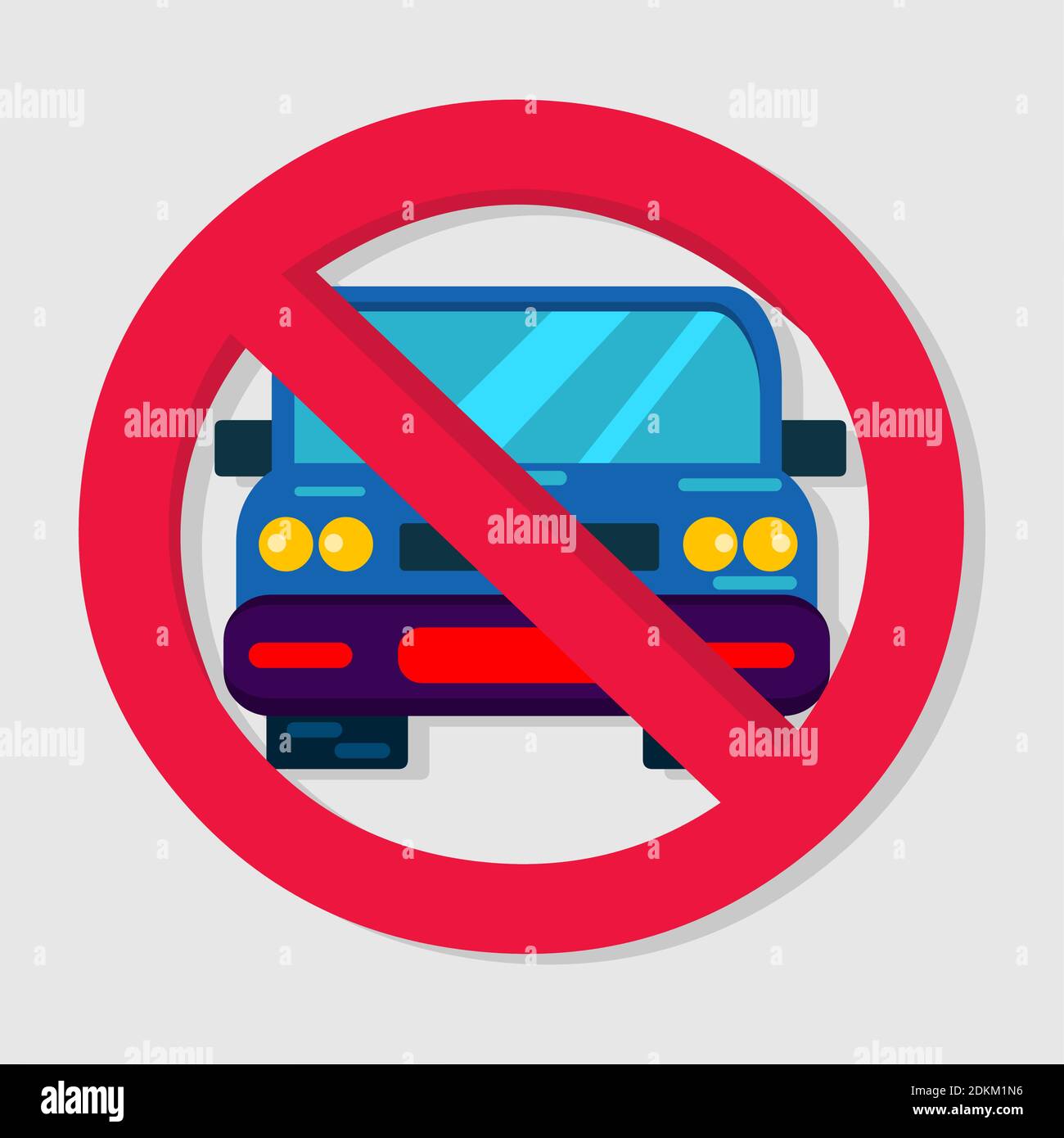 No vehicle access sign Stock Vector Images - Alamy