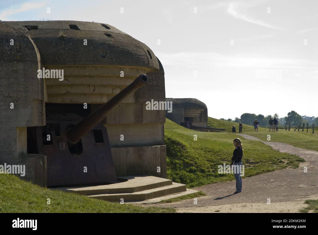 The Longues-sur-Mer battery, a World War 2 German artillery battery ...