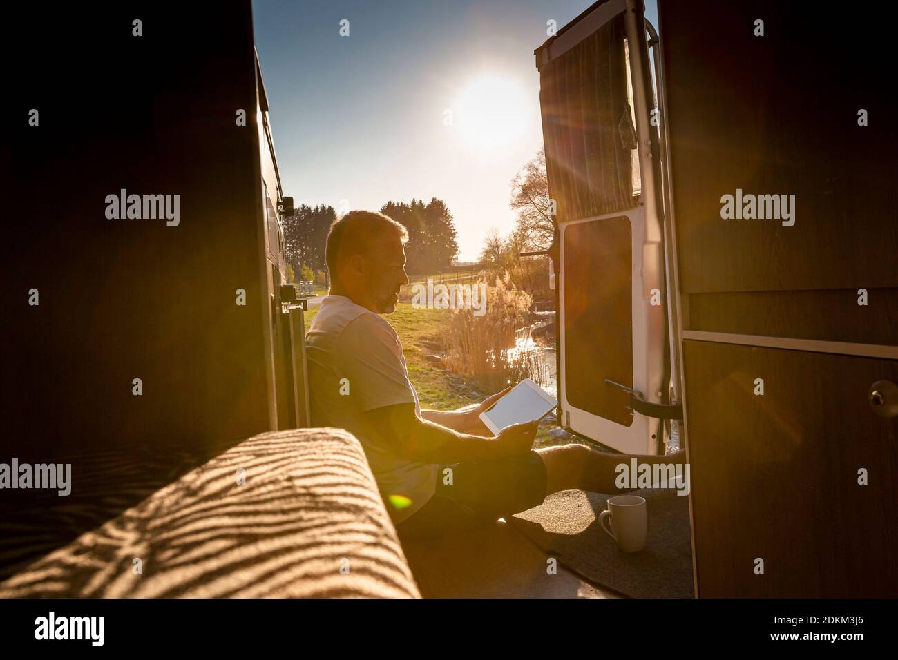 Digital camping van hi-res stock photography and images - Alamy