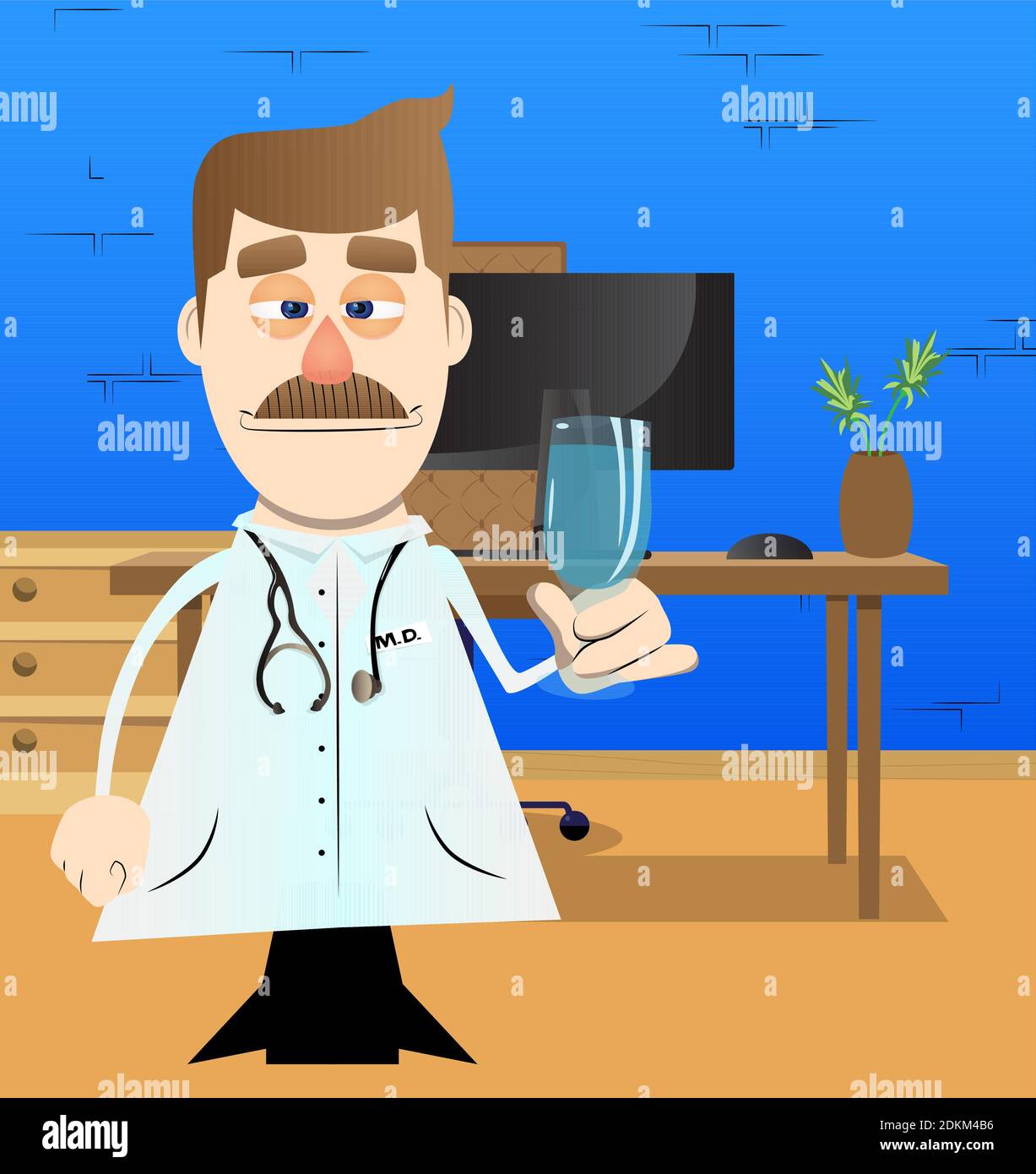Funny Doctor Cartoon