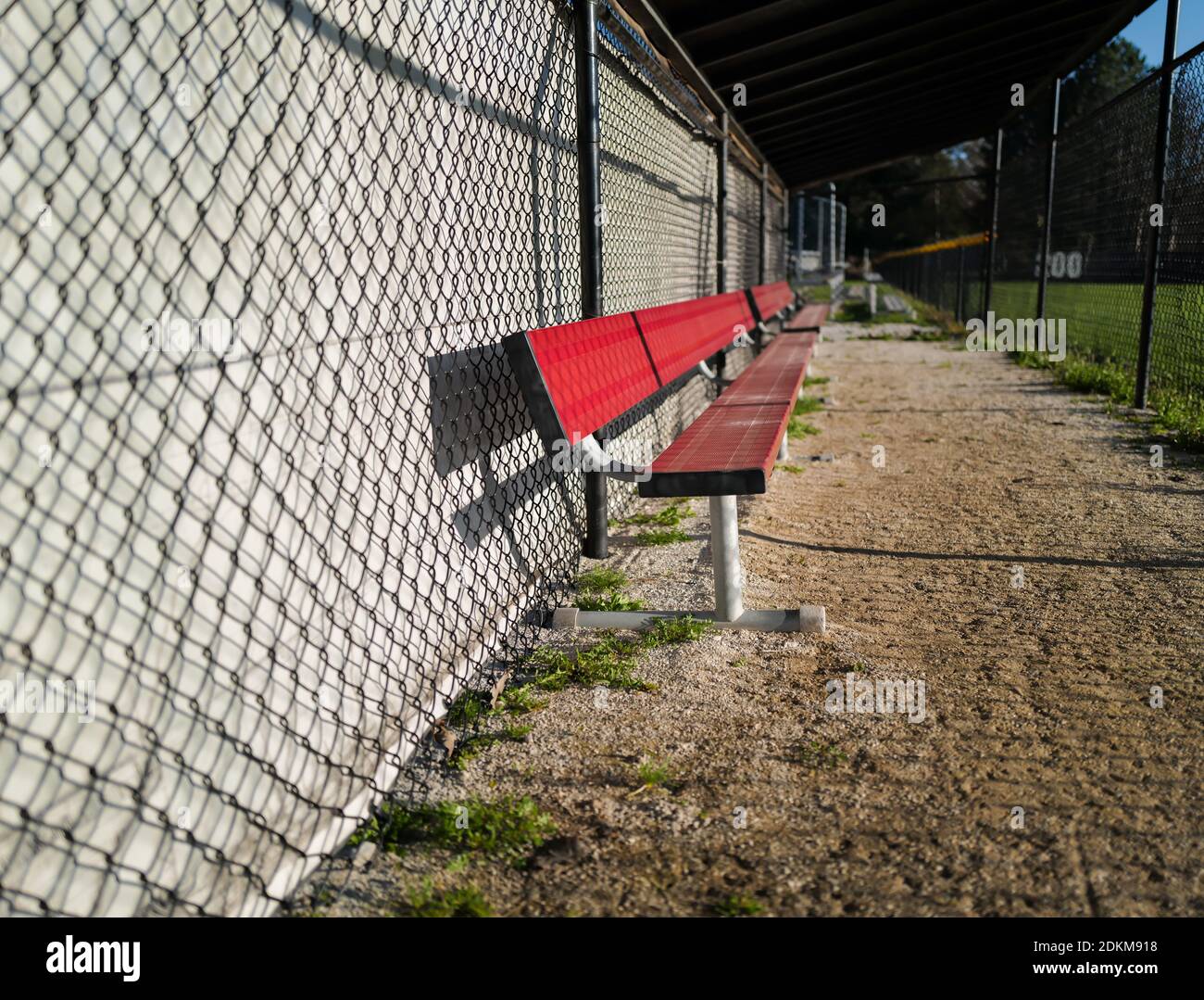 Dugout bench hi-res stock photography and images - Alamy