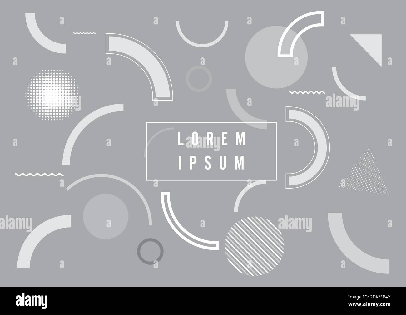 Geometric shape compositions background. Dynamic shapes composition ...