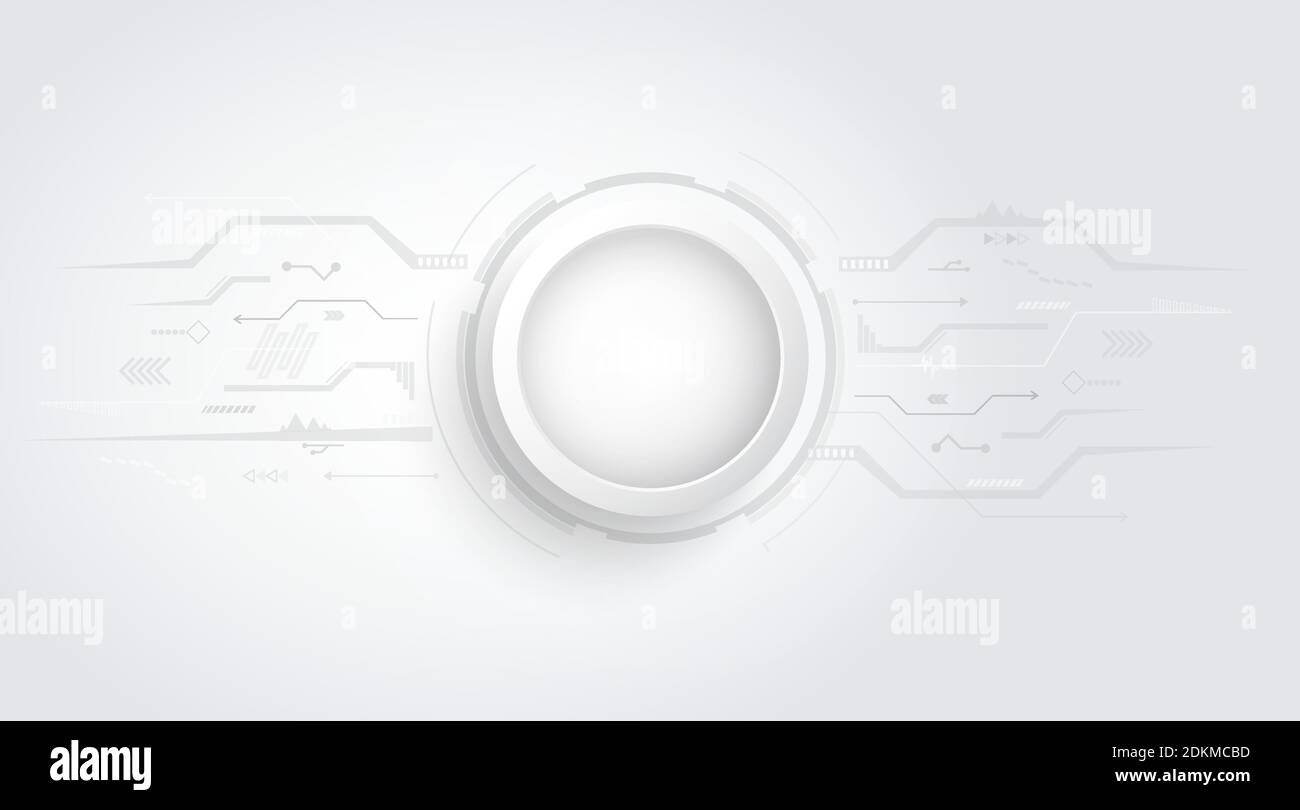 Abstract 3D design background with technology dot and line circuit ...