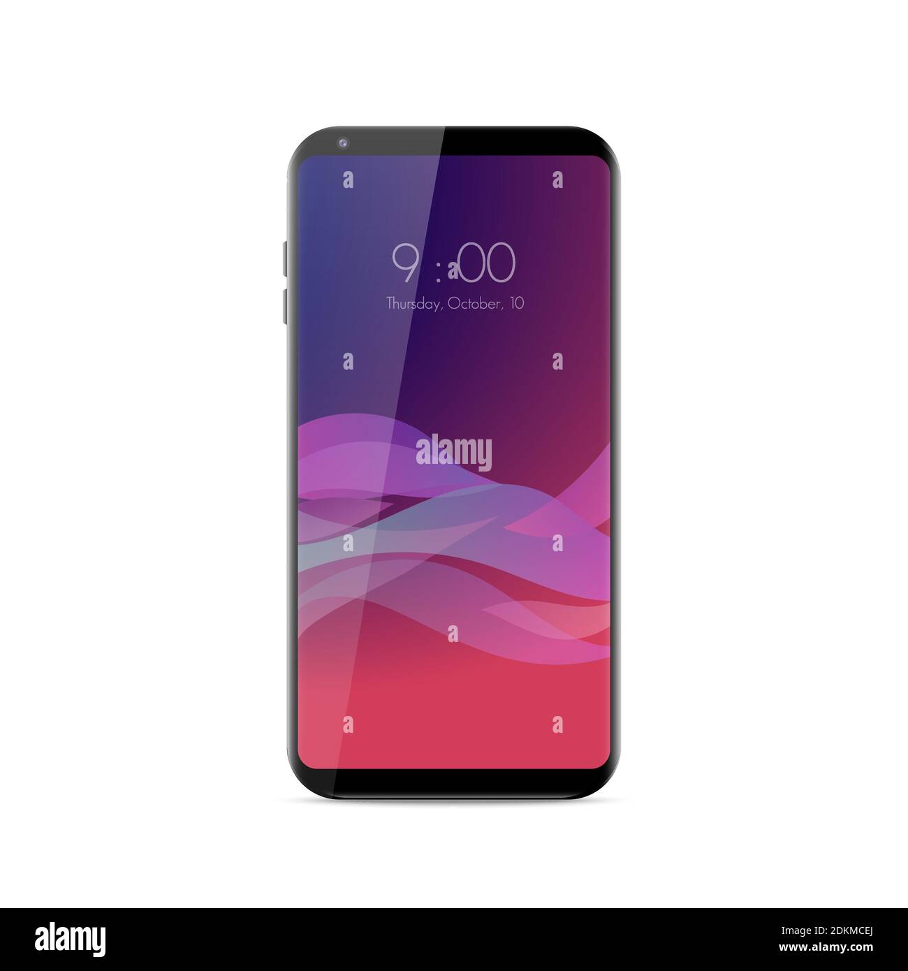 New realistic mobile smart phone modern style. Vector smartphone ... New realistic mobile smart phone modern style. Vector smartphone ...