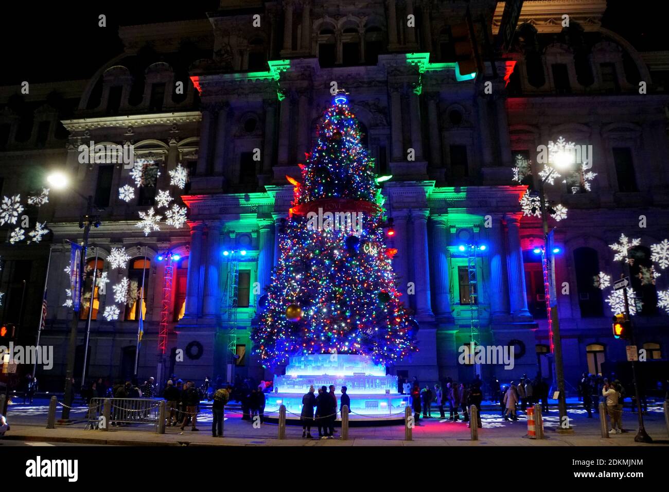 Philadelphia, Pennsylvania, U.S.A - December 23, 2018 - A large ...