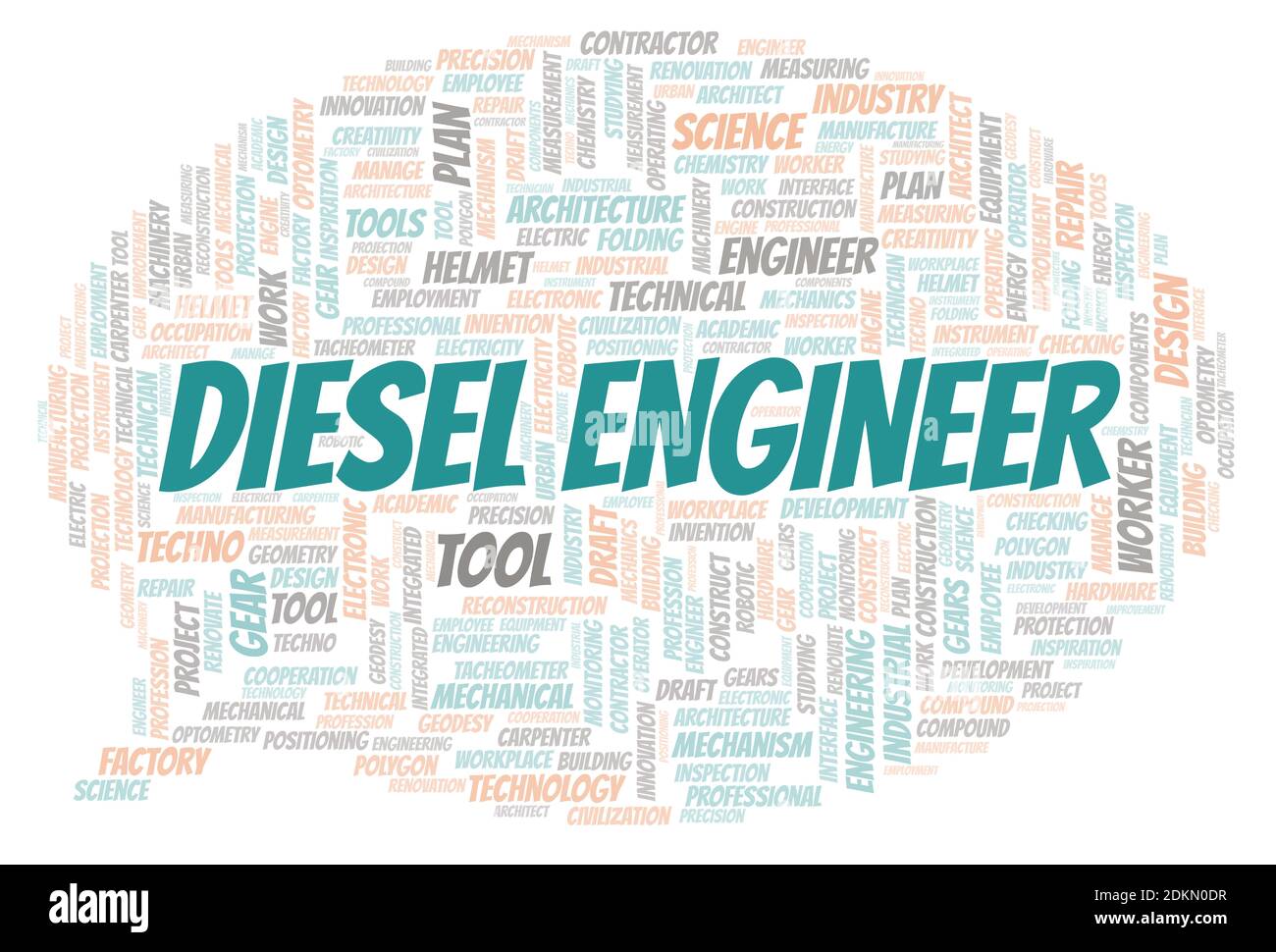Engineer word cloud concept hi-res stock photography and images - Alamy