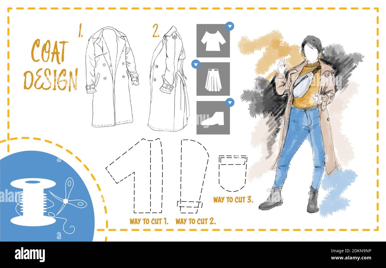 Interface of modern software for fashion clothes design Stock Photo - Alamy