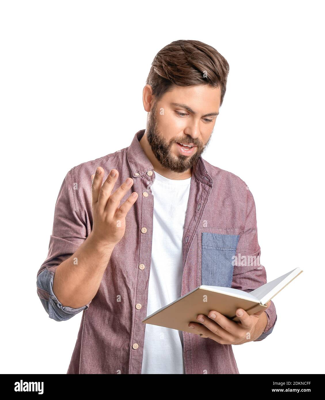 Play script on white hi-res stock photography and images - Alamy