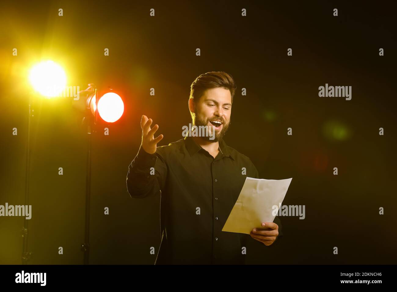 Male actor performing on hi-res stock photography and images - Alamy