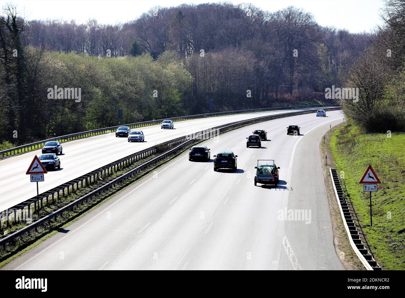 Car driving on urban highway hi-res stock photography and images - Alamy